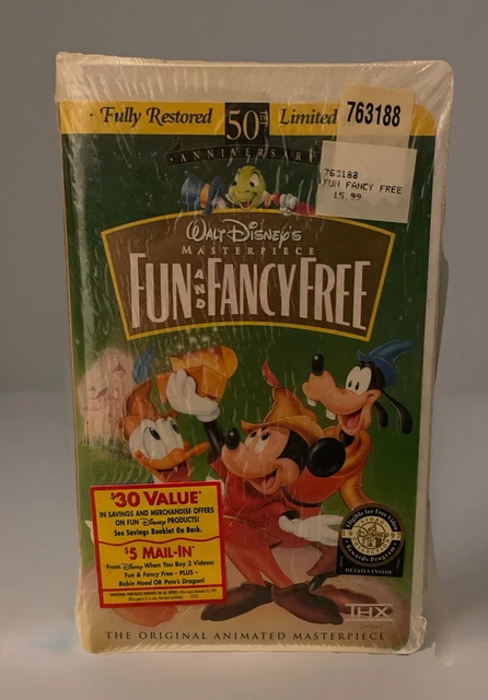 FUN AND FANCY Free: 50th Anniversary Walt Disney's Masterpiece Original ...