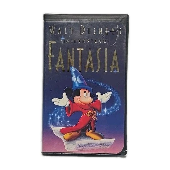 WALT DISNEY'S MASTERPIECE Fantasia (VHS, 1991) Clamshell $29.95 ...