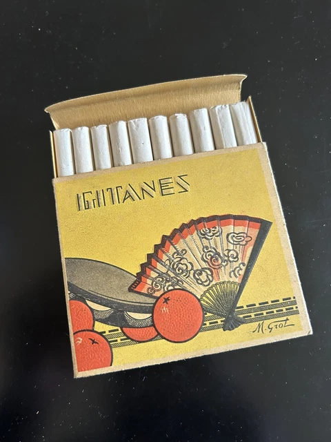 ANCIEN PAQUET DE Cigarettes Gitane de Collection Complet TBE EUR 20,50 ...