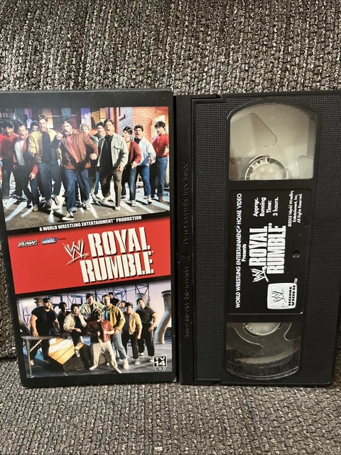 WWE ROYAL RUMBLE 2005 VHS Wrestling WWF WCW ECW John Cena Batista HHH ...