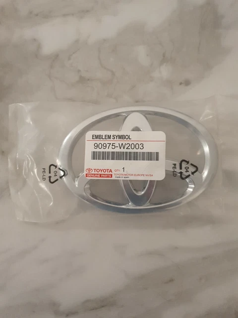 GENUINE EMBLEM SYMBOL for Toyota, Part No:90975-W2003 £14.00 - PicClick UK