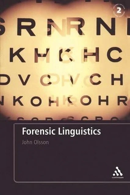 FORENSIC LINGUISTICS: AN Introduction To Language, Crime and the Law by Dr John $148.12 ...