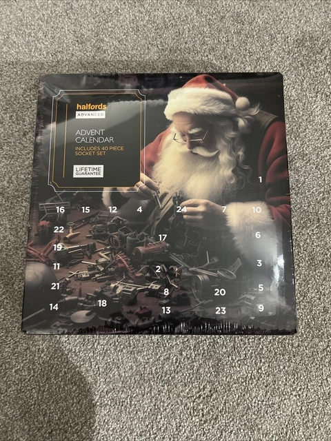 HALFORDS 1/4 DRIVE Socket Set 2024 Advent Calendar Christmas Rare ...