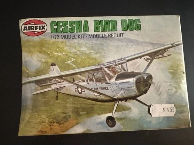 AIRFIX MODEL AIRPLANE Cessna Bird Dog USAF 1/72 NIB Factory Sealed $21. ...