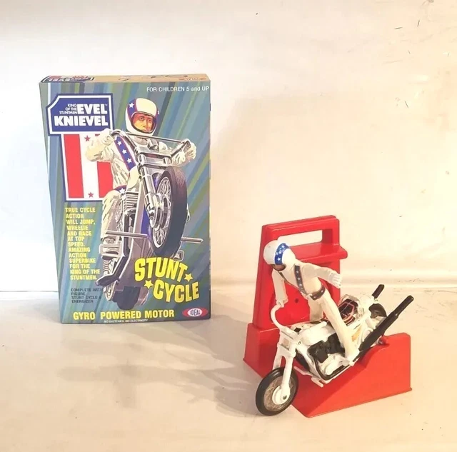 VINTAGE EVEL KNIEVEL STUNT CYCLE Original 1970 S £350.00 - PicClick UK