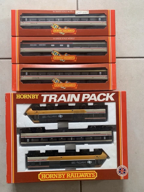 HORNBY INTERCITY 125 Train Set Executive Livery R401 + R434 + R490 ...