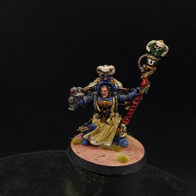 WELL PAINTED WARHAMMER 40k ultramarines chief librarian Tigurius GW EUR ...