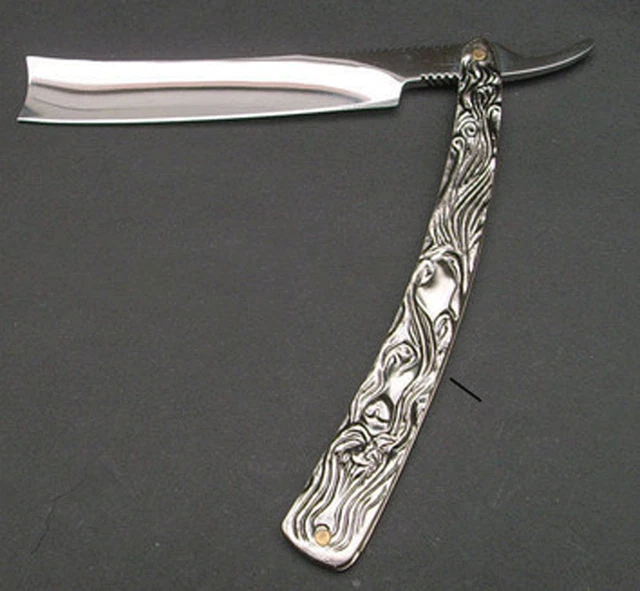 STRAIGHT RAZOR SWEENEY TODD HUGE 11.5" Blade Barber Pocket Knife ...