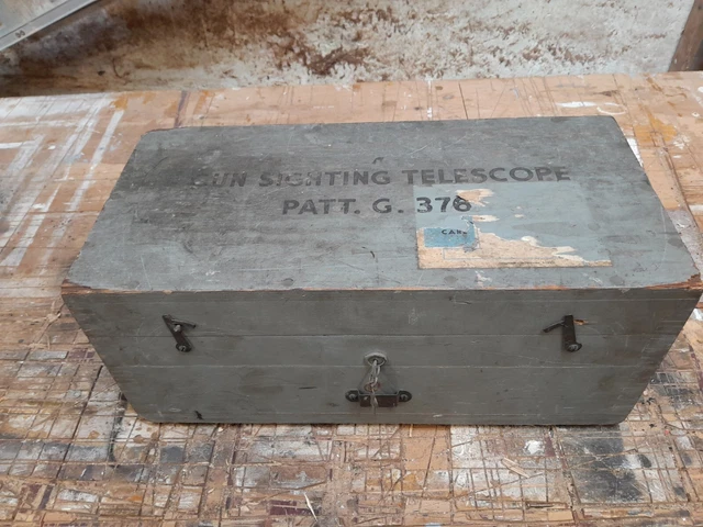7 X 50 GUN SIGHTING CANADIAN TELESCOPE PATT G 376 KODAK - IN BOX WITH ...