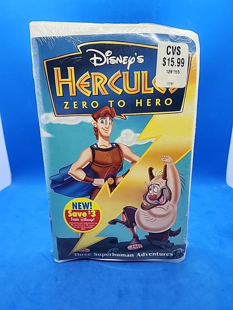HERCULES ZERO TO Hero VHS 1999 Clam Shell NEW Sealed £14.10 - PicClick UK