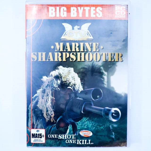 MARINE SHARPSHOOTER : One Shot One Kill (WINDOWS PC CD-ROM Game ...