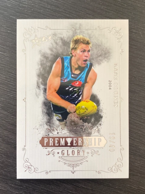 2024 AFL SELECT Supremacy Premiership Glory Kane Cornes 19/40 Port ...
