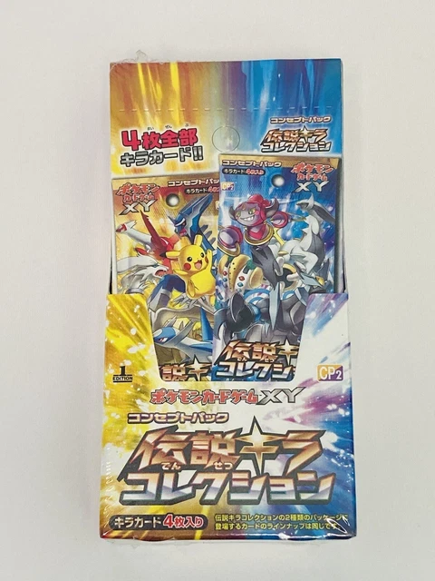 POKEMON 1ST EDITION CP2 XY Legendary Shine Collection Booster Box ...
