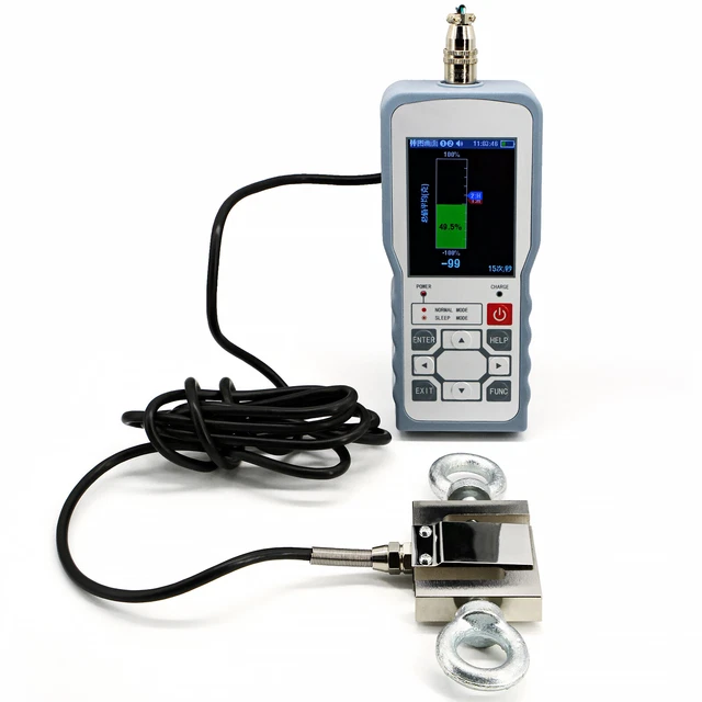 DIGITAL FORCE GAUGE with Load Cell Sensor Test Force Weight Pressure 0. ...