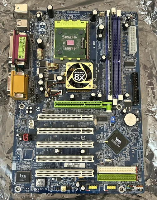 GIGABYTE GA-7VA SOCKET 462 Motherboard, W/ Athlon XP 2200+, 512mb DDR ...