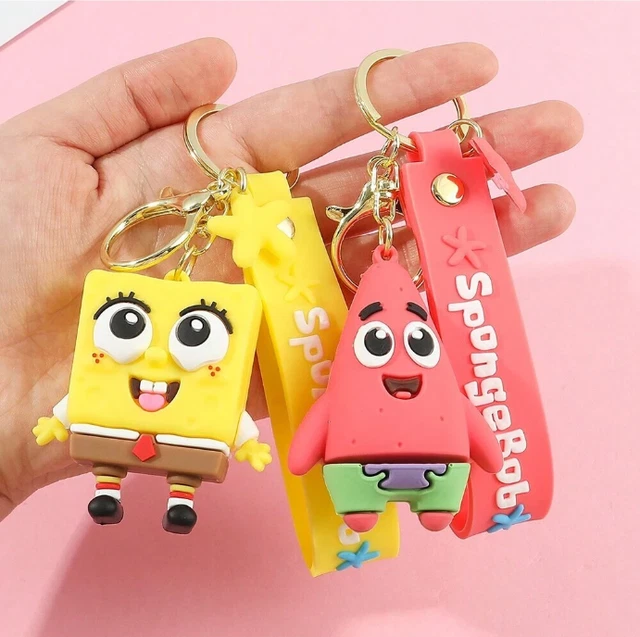 SPONGEBOB KEYCHAIN 3D PVC Backpack Accessoires Kawaii Ornaments Gifts for Friend £4.54 - PicClick UK