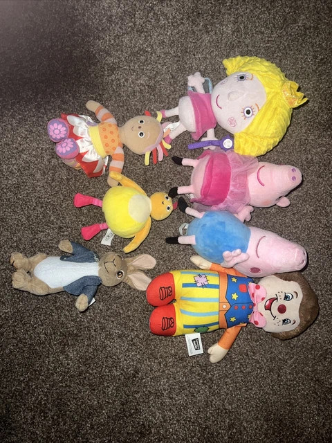 CBEEBIES AND MILKSHAKE soft toy bundle Peppa Pig Mr Tumble £7.00 ...