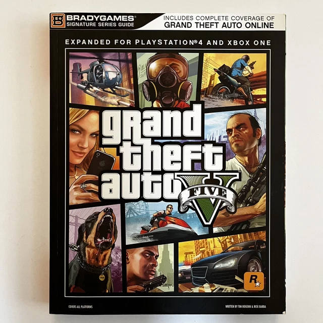 GRAND THEFT AUTO GTA V 5 Brady Signature Series Guide Online PS4 XBOX ...