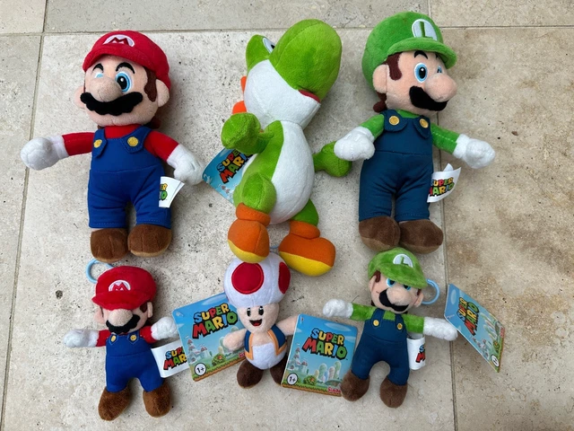 SUPER MARIO BROTHERS Plush Bundle X6 BNWT £14.00 - PicClick UK