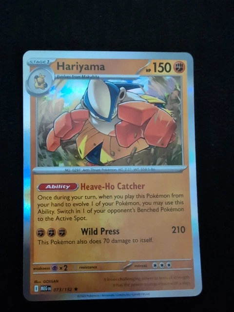 POKÉMON TCG MEGA Evolution Hariyama 073/132 Holo Rare £1.13 - PicClick UK