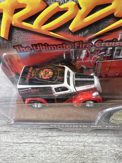 MATTEL HOT WHEELS Fire Department Rods Series Pittsfield MA #9/ 12 ...