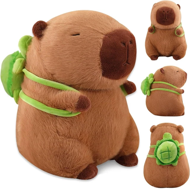CAPYBARA PLUSH TOY, Capybara Carrying Turtle Toy Christmas Stocking ...