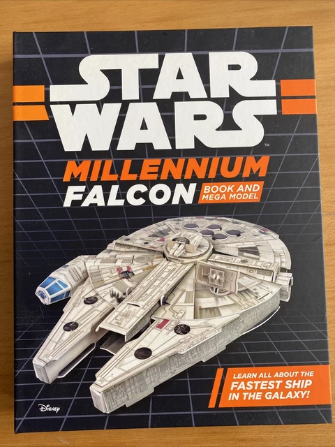 STAR WARS MILLENNIUM Falcon Book and Mega Model by Lucasfilm (Novelty ...