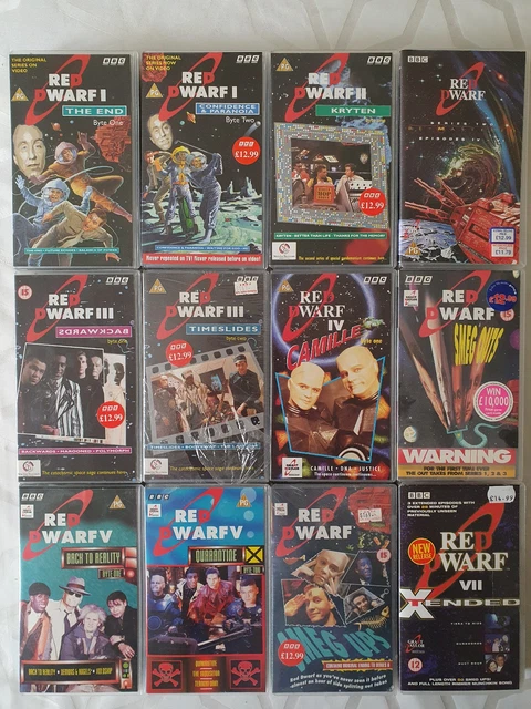 RED DWARF - VHS Tapes - Bundle of 12 vhs tapes + Quiz Book £5.43 ...
