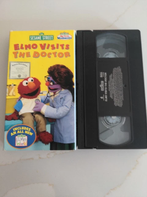 Sesame Street Elmo Visits The Doctor Vhs 2005 Good 30 15 Picclick Ca