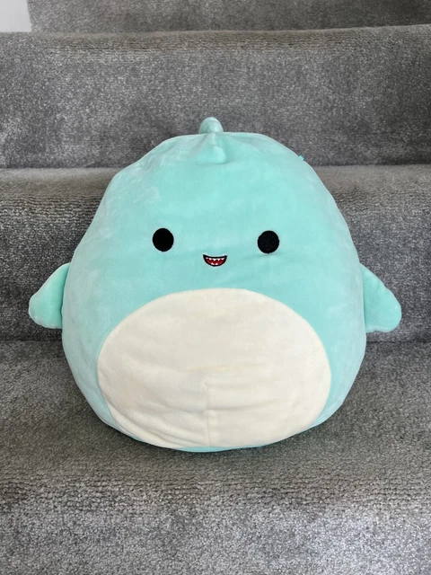 SHARON THE SHARK Squishmallow 11" Plush Turquoise Valentine Squad ...