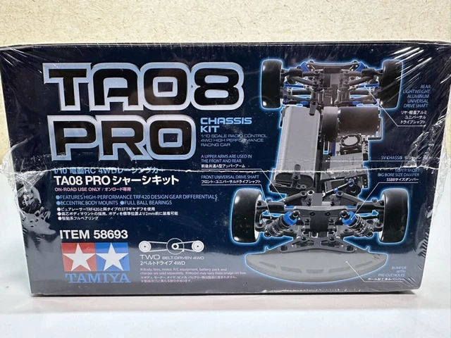 TAMIYA TA08PRO CHASSIS kit 58693 RC Radio Control Chassis set £234.63 ...