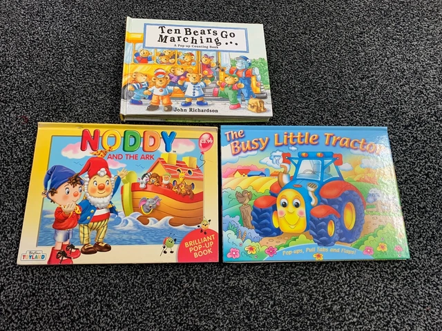 TEN BEARS GO Marching , Noddy and The Ark & Busy Little Tractor pop-up ...