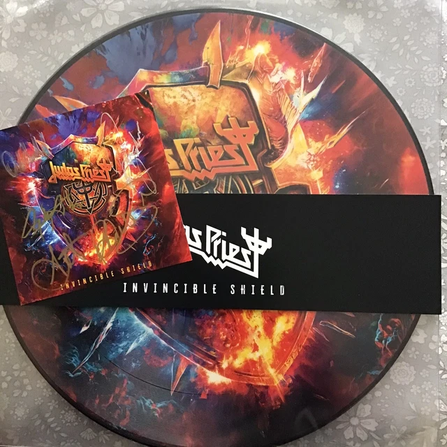 JUDAS PRIEST &INVINCIBLE Shield" 2024 - Picture Disc Vinyl 2LP + SIGNED ...