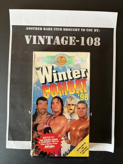WWF WINTER COMBAT '96 1996 PPV Event VHS OOP RARE VHTF WWE ECW WCW ...