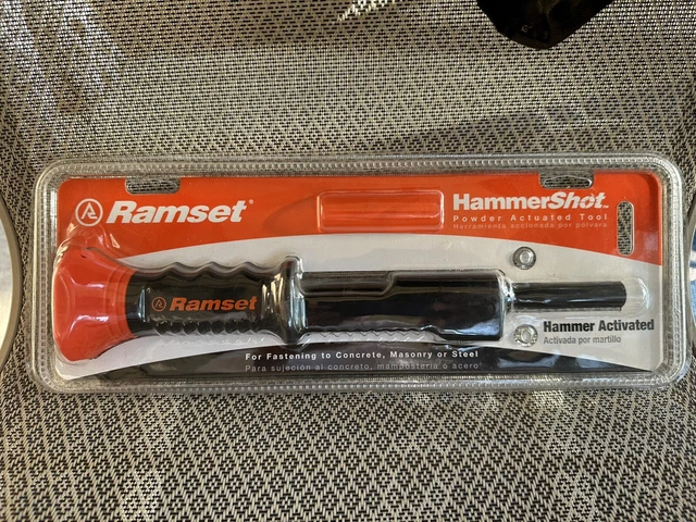 RAMSET HD222 POWDER Actuated Tool, Single Shot .22 Caliber Hammer ...