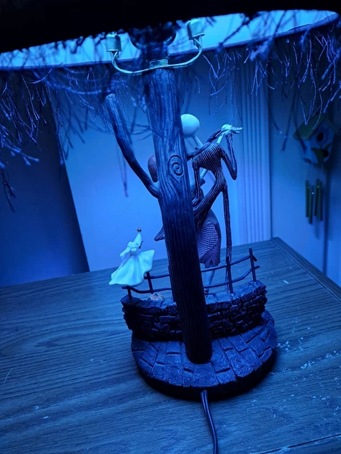 DISNEY TIM BURTON'S The Nightmare Before Christmas Moonlight Table Lamp ...