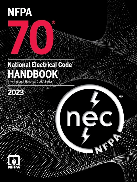 NFPA 70, NATIONAL Electrical Code Handbook, édition 2023, avec onglets ...