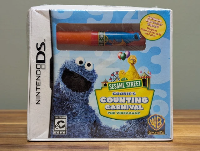 NINTENDO DS SESAME Street Cookies Counting Carnival The Video Game (New ...