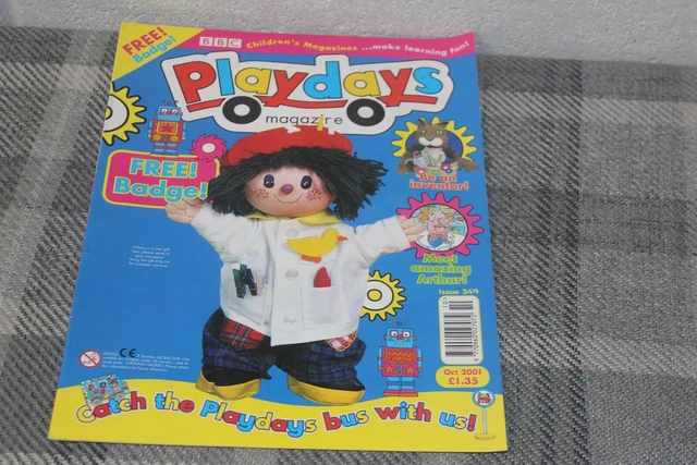 VINTAGE BBC PLAY Days Playdays Magazine - October 2001 £9.99 - PicClick UK