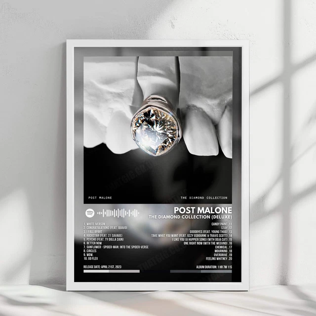 POST MALONE &THE Diamond Collection (Deluxe)" Album Cover Poster - with ...