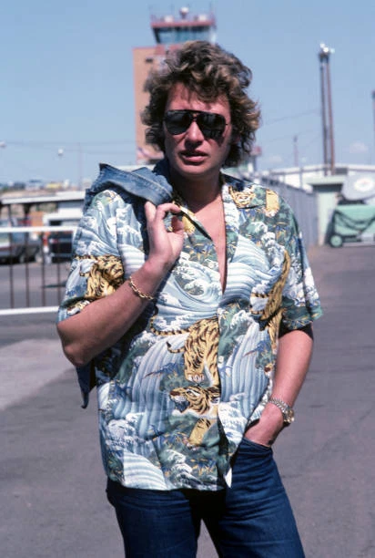 JOHNNY HALLYDAY AND Michel Sardou French Singers 1978 OLD PHOTO 4 EUR 5 ...