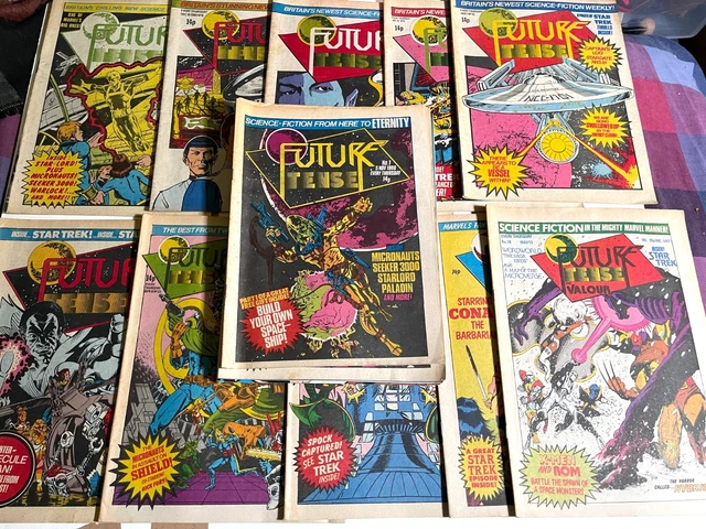 FUTURE TENSE MARVEL Vintage 1980 Scifi Comic Book Bundle 15 comics inc ...