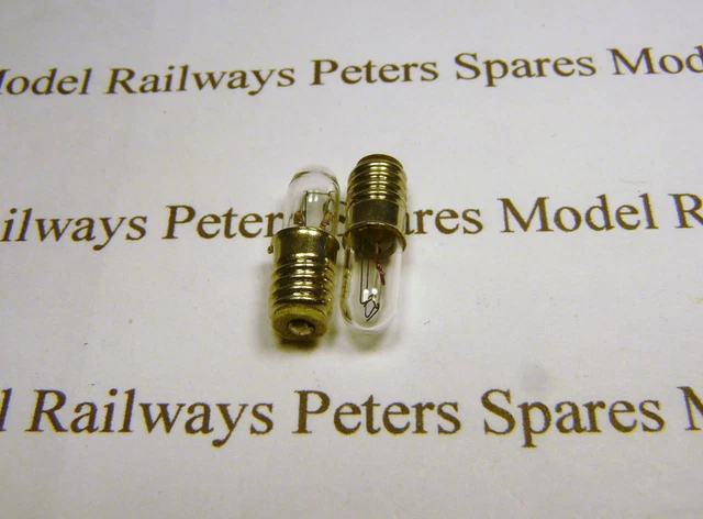 PETERS RD003 HORNBY Duchess S8718 & G/Large Scale Coach Lighting Bulbs ...