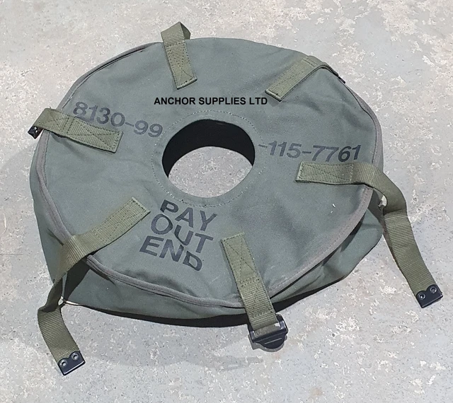EX BRITISH ARMY D10 Canvas Cable Reel Holder / Cover Clansman (still69 ...
