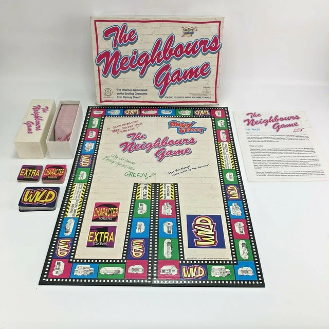 THE NEIGHBOURS BOARD Game 1988 Complete Based On The TV Soap Opera £0. ...