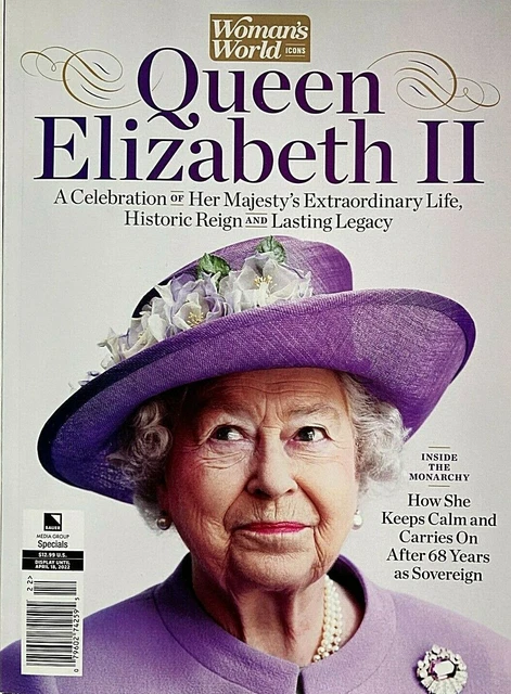 QUEEN ELIZABETH II, Woman's World Icons Magazine special tribute ...