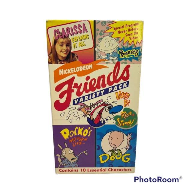 VINTAGE NICKELODEON FRIENDS Variety Pack VHS Video Tape Nick Classics ...