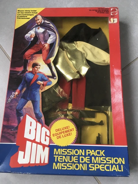 BOITE NEUVE BIG Jim mattel tenue de mission pack vintage 1984 ancien ...