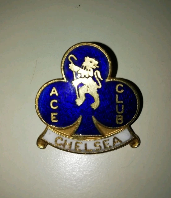 CHELSEA - SUPERB Enamel Football Pin Badge By Coffer “Ace Club” £63.07 ...