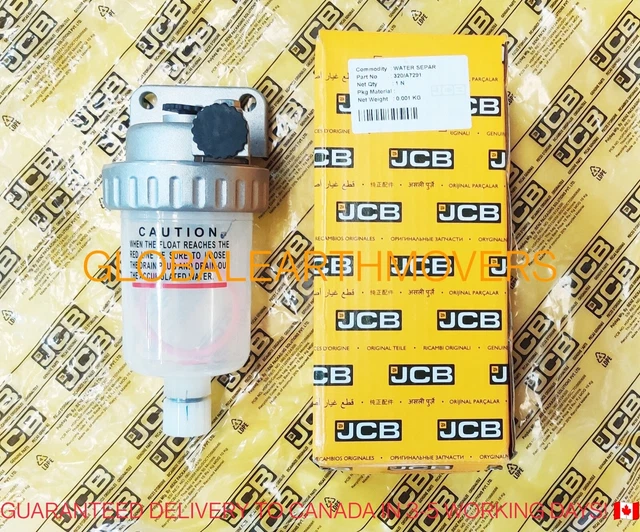JCB BACKHOE - Genuine Jcb Water Seperator Assembly (Part No 320/A7291 ...